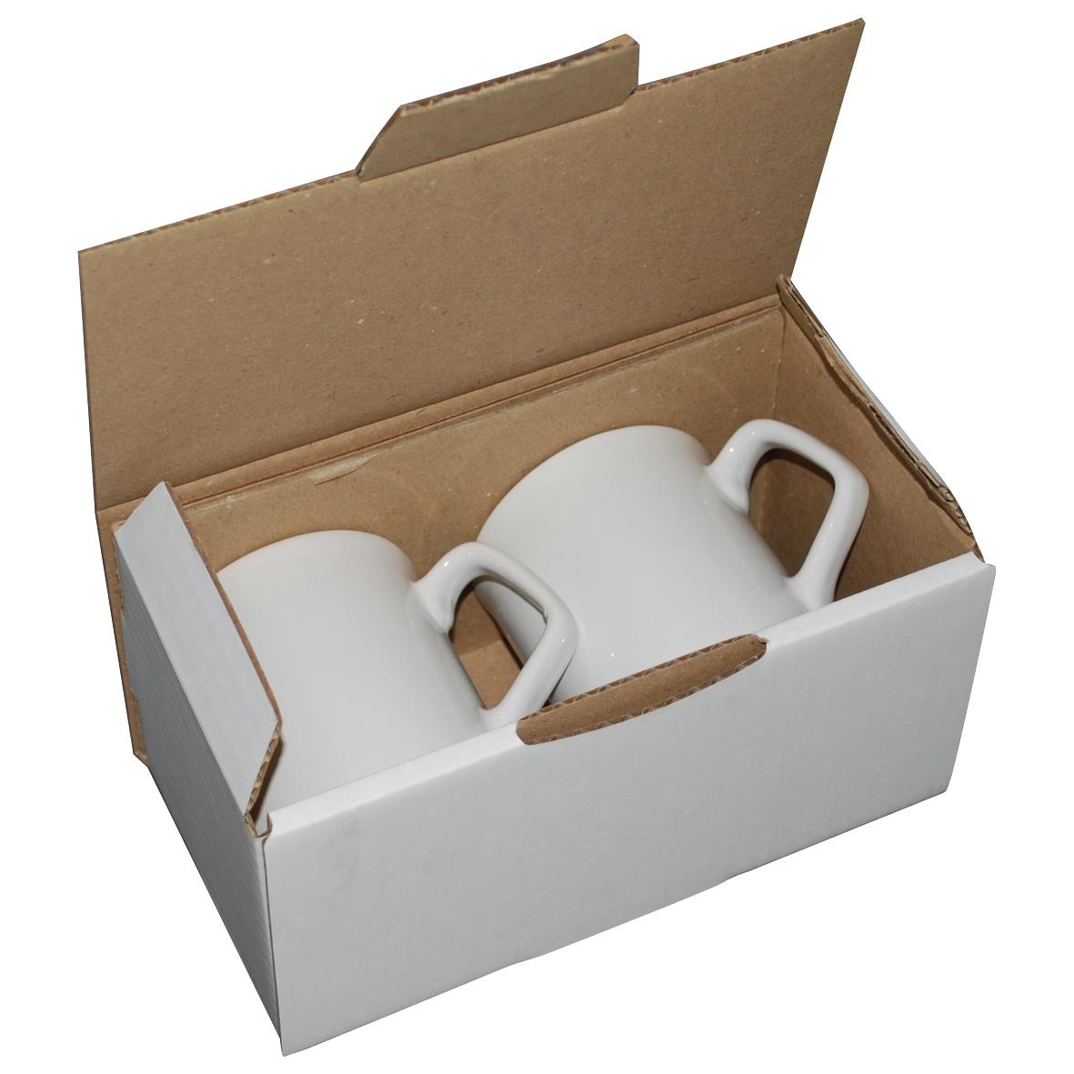 Doos wit voor 2 mokken (blanco) - Riké Group