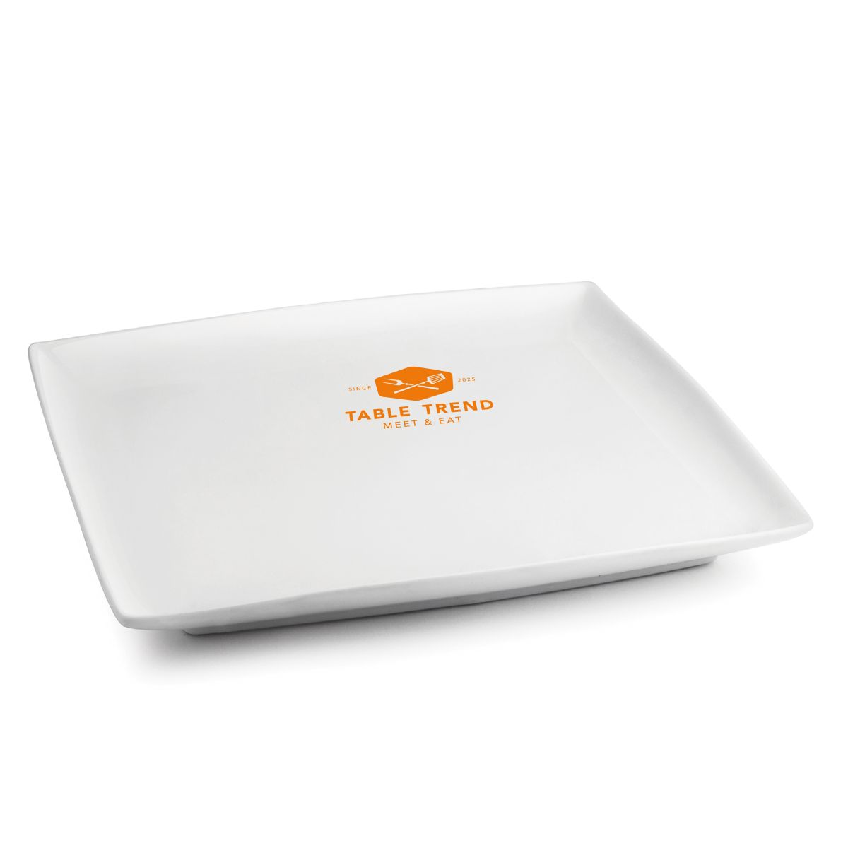 Plate Square Squito 30 cm with print - Riké Group INT