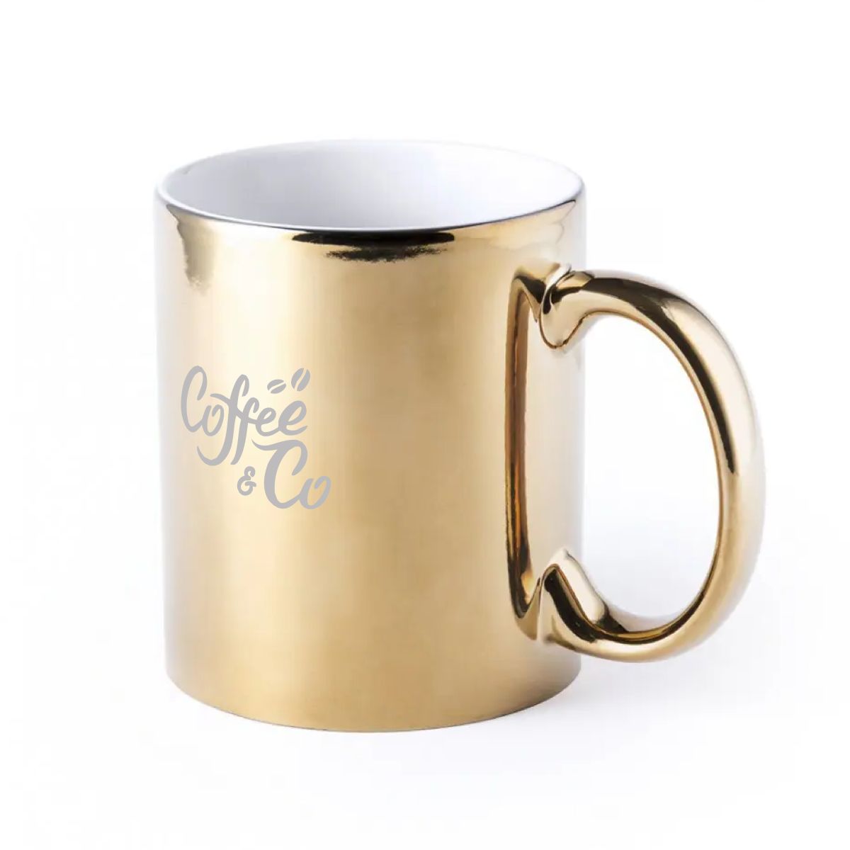 Mok Jasper 35 cl. Goud / Zilver | Graveren - Riké Group