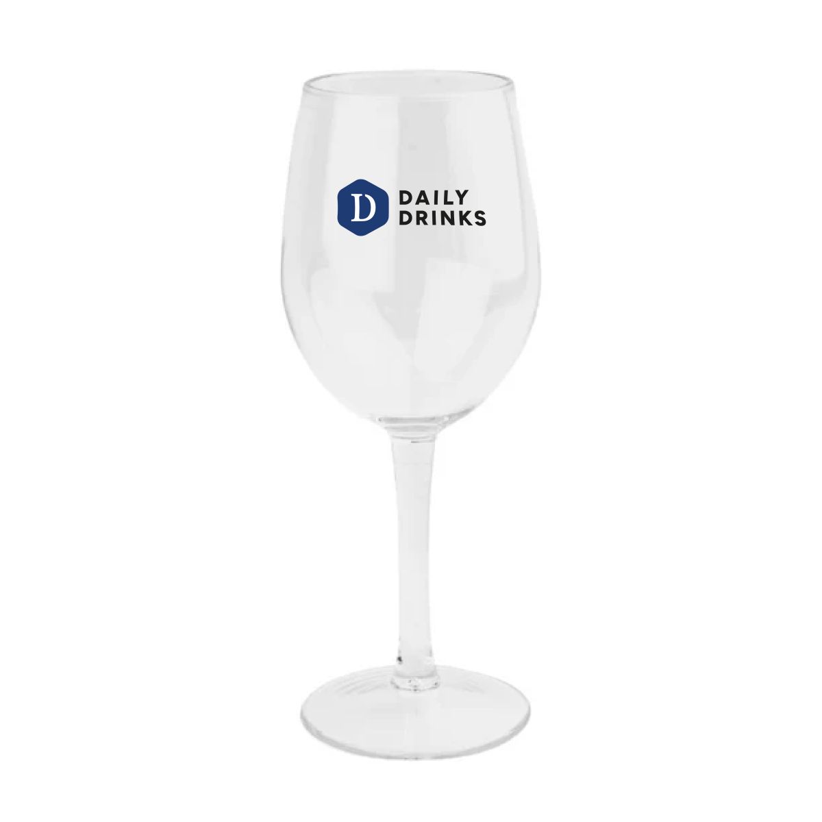 Wine glass 35 cl. plastic. with print - Riké Group INT